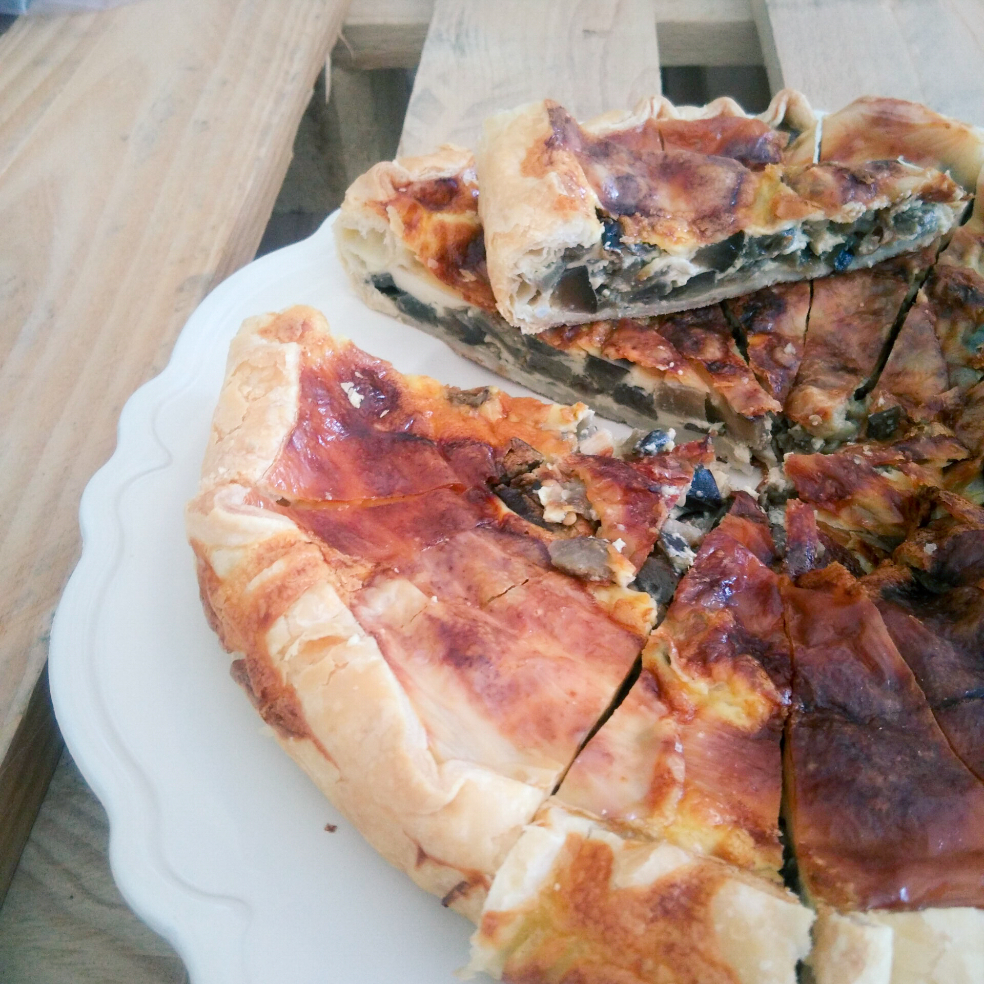 Torta salata con melanzane e scamorza – Homemade Delights