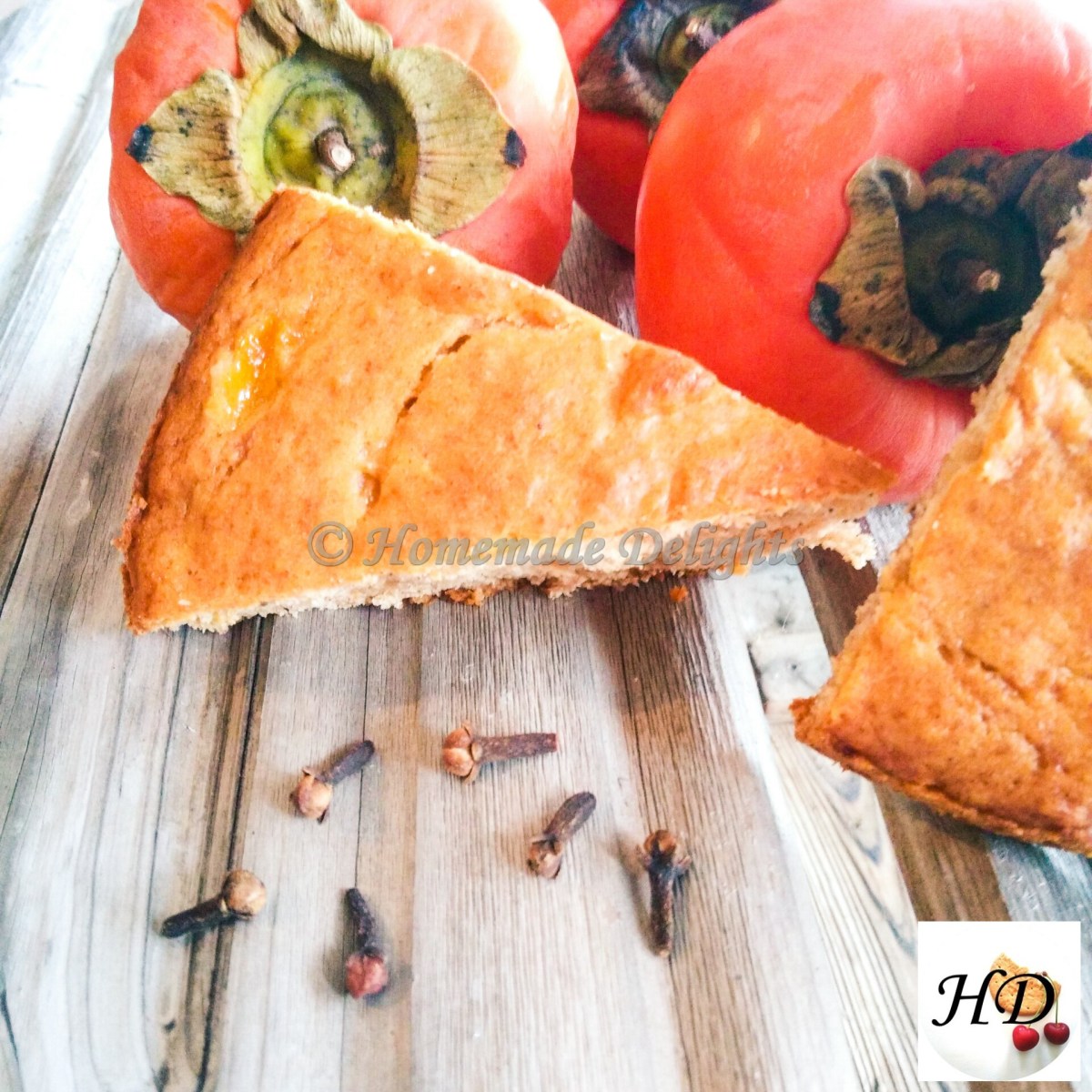 Torta di cachi speziata – Homemade Delights