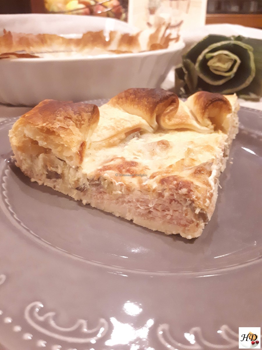 Torta salata porro, prosciutto e funghi – Homemade Delights